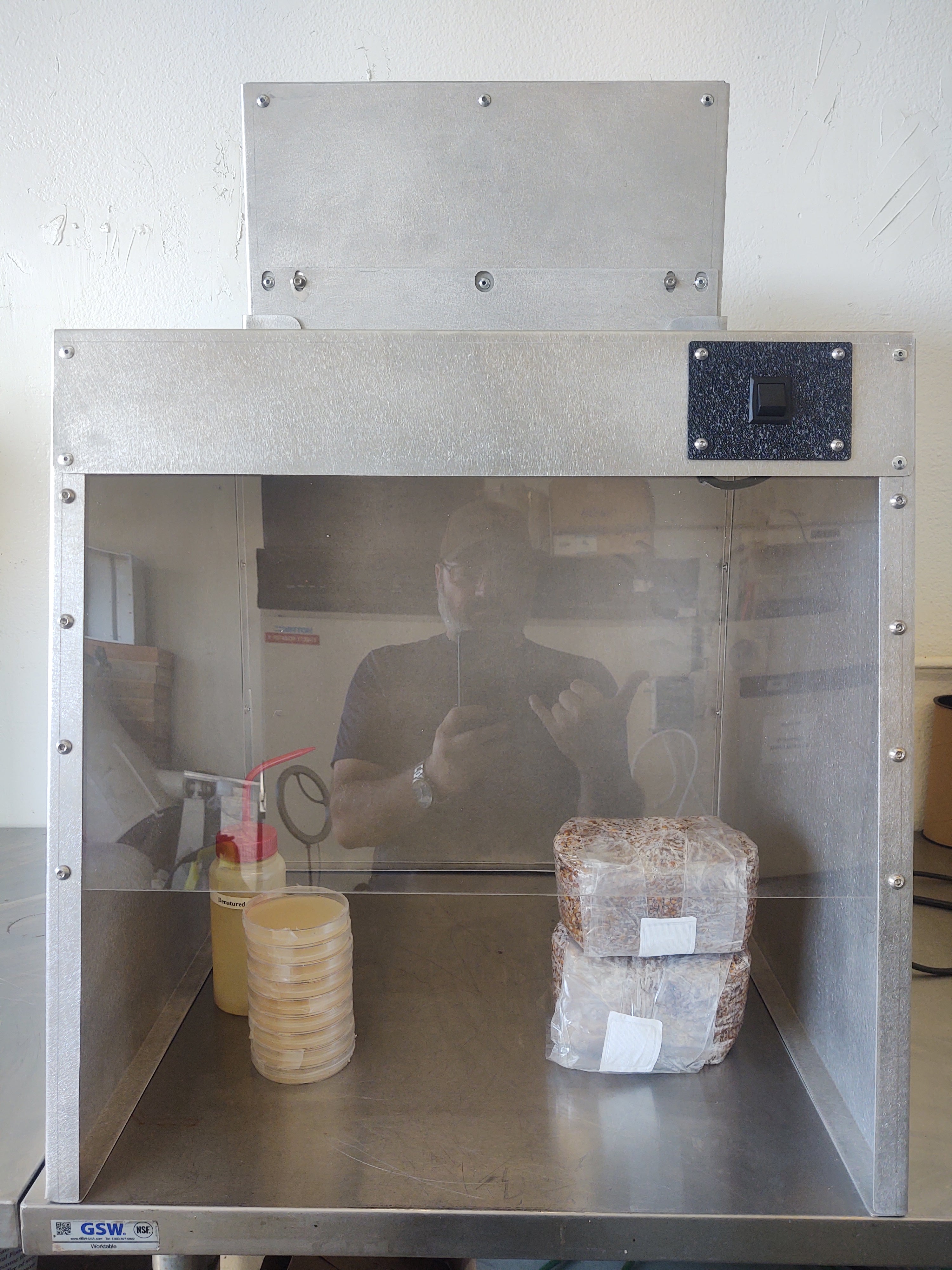 Mycology-Supply Laminar Flow HEPA Bio Hood Model 2 (mycology)(mushroom